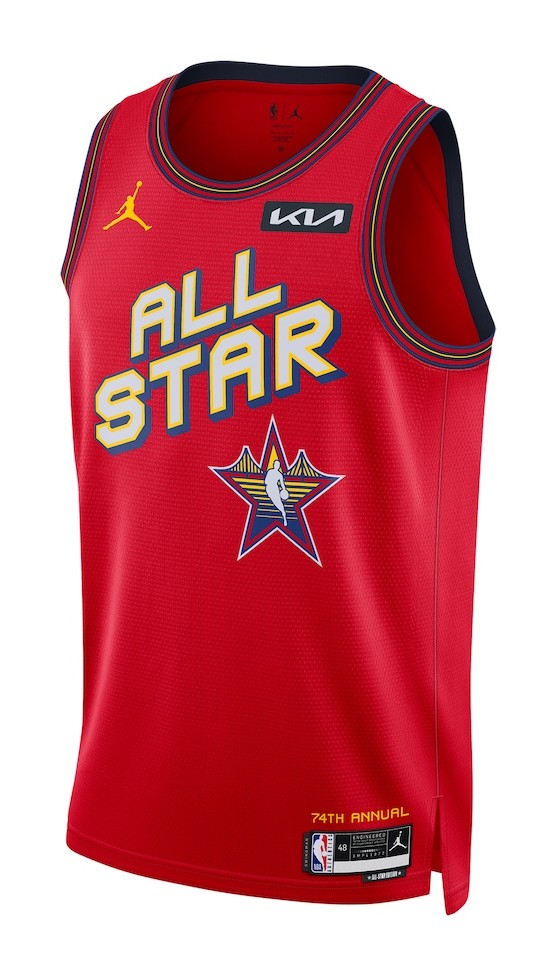 NBA All-Stars 2024-2025 Red Tenue