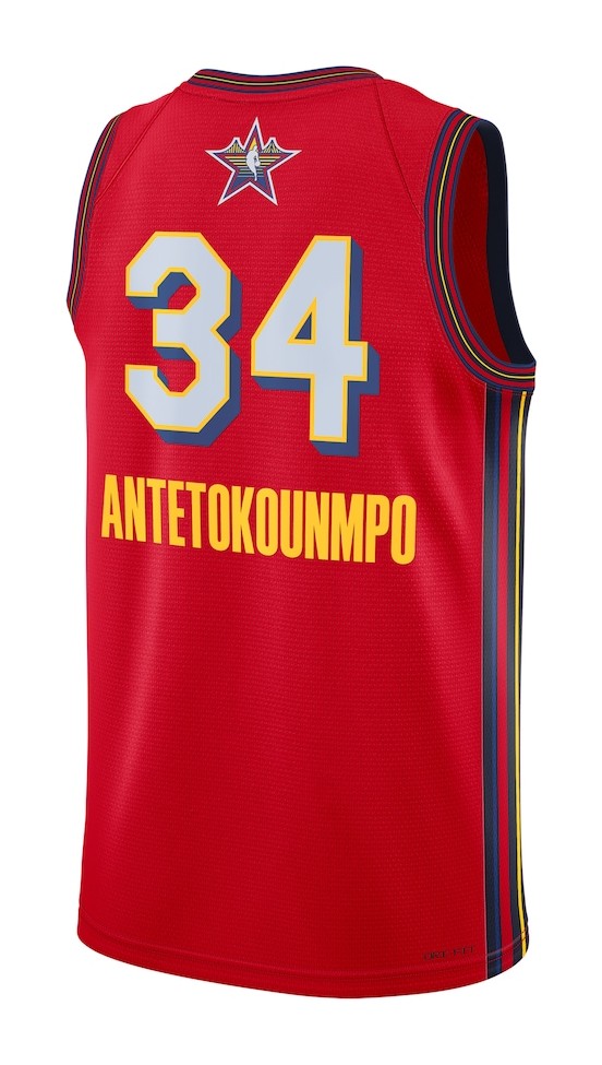 NBA All-Stars 2024-2025 Red Tenue