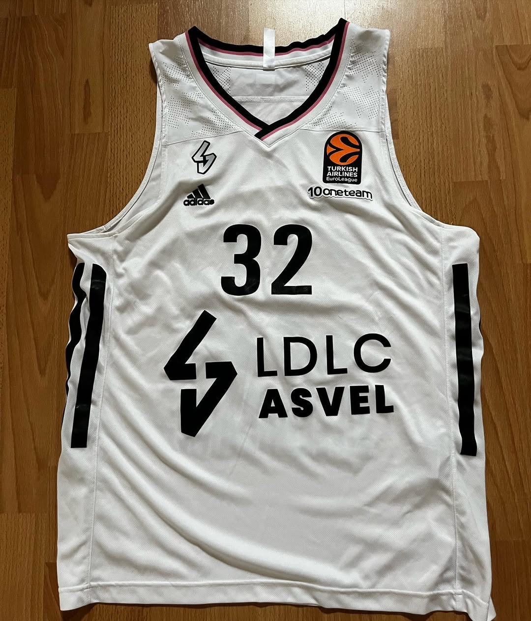 ASVEL 2021-2022 Euroleague Home Jersey