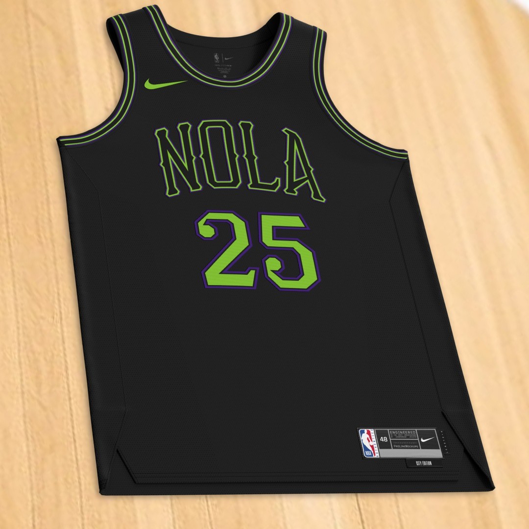 New Orleans Pelicans 2025 2026 City Jersey New Orleans Pelicans 2025 2026 City Jersey