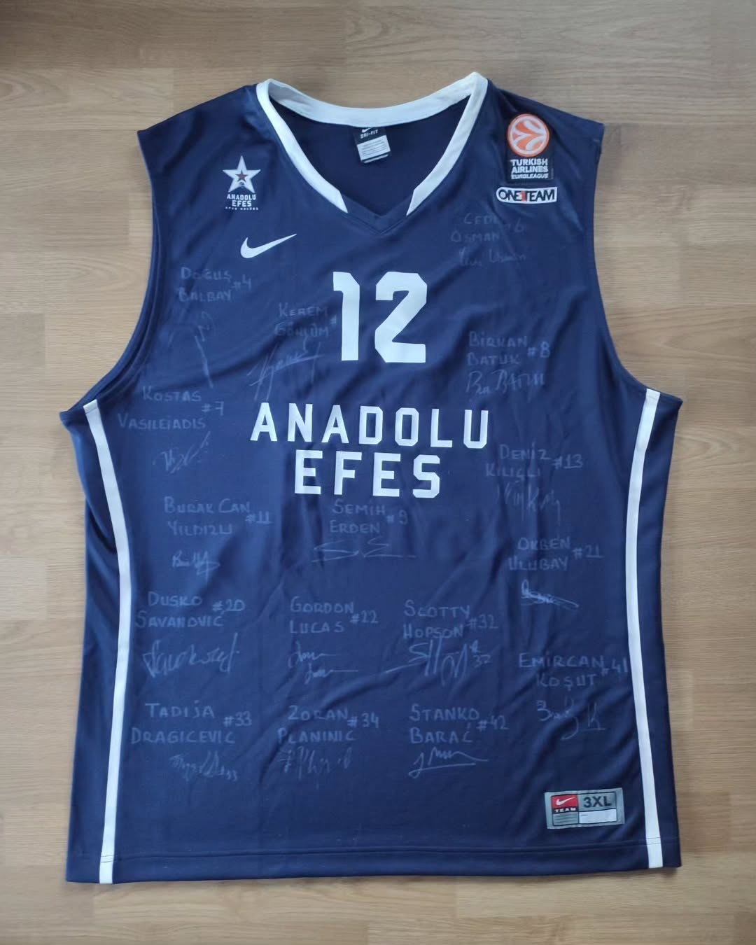 Anadolu Efes 2013-2014 Home Jersey