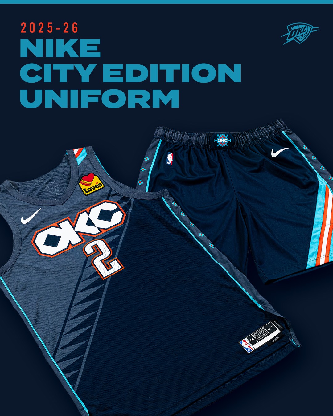 Oklahoma City Thunder 2025-2026 City Jersey