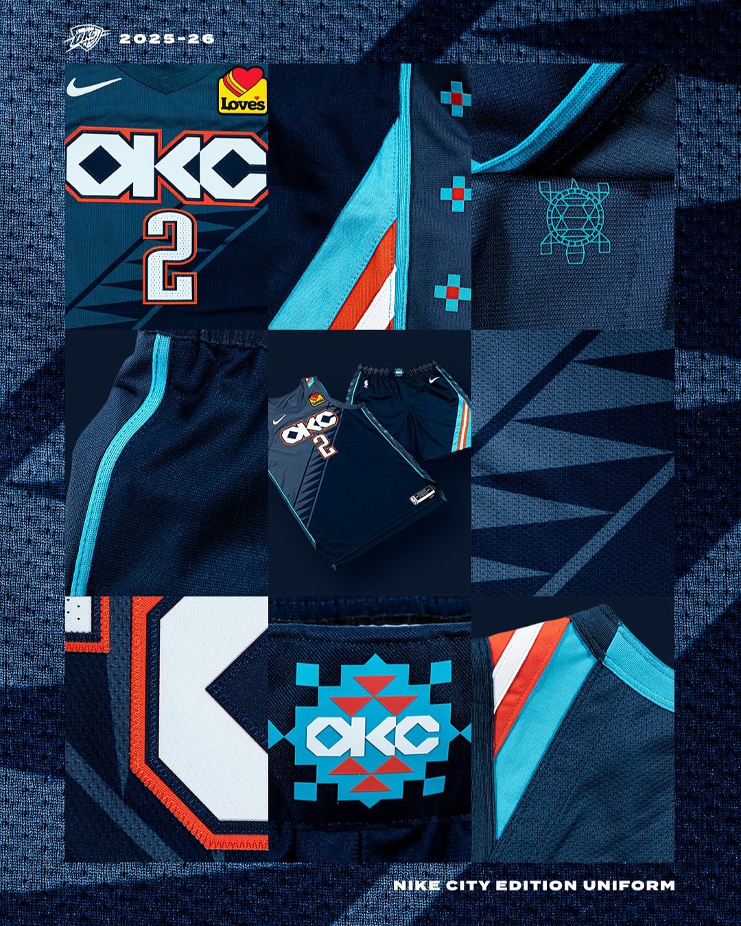 Oklahoma City Thunder 2025-2026 City Jersey