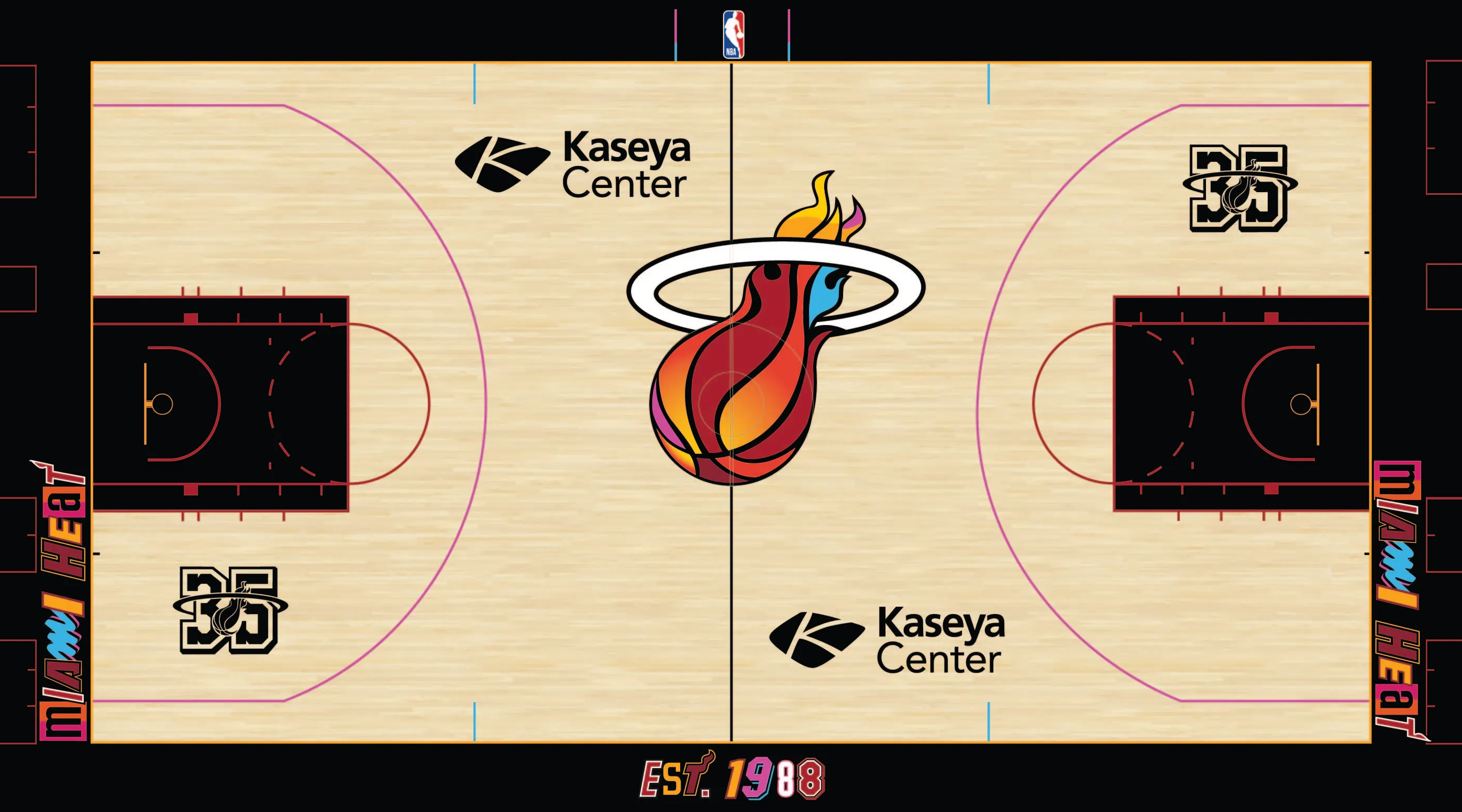 Miami Heat Courts Miami Heat Courts