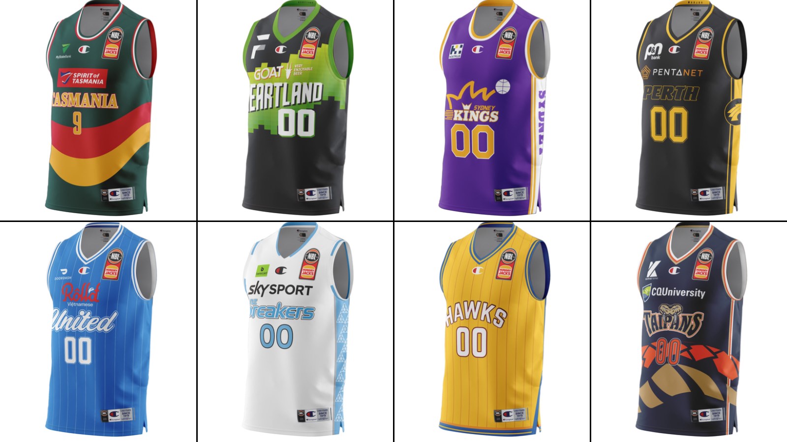 10 款全新 NBL 2022-23 传统球衣亮相