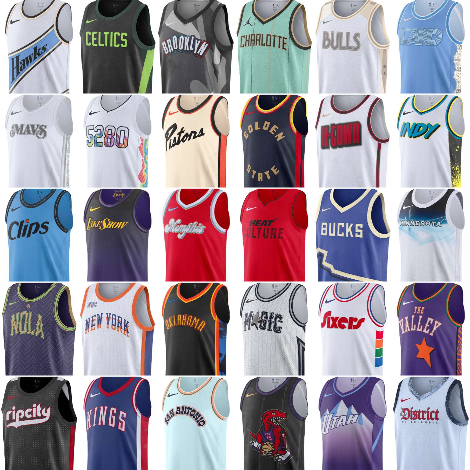 Lanzamiento de TODAS las Camisetas NBA Edición Ciudad 2024-2025