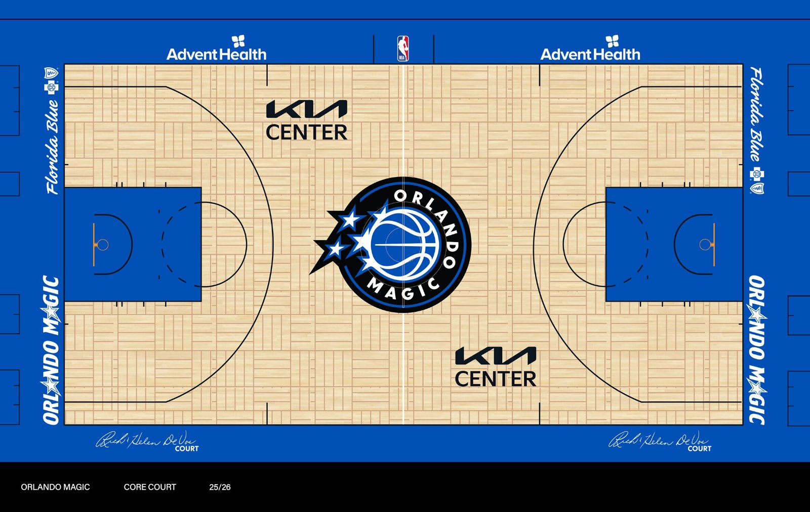 Nueva identidad visual: Orlando Magic presenta su nueva cancha y sus ...