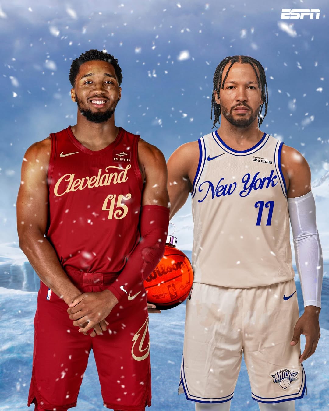 Fantastico: ESPN mostra i modelli delle maglie natalizie dell'NBA